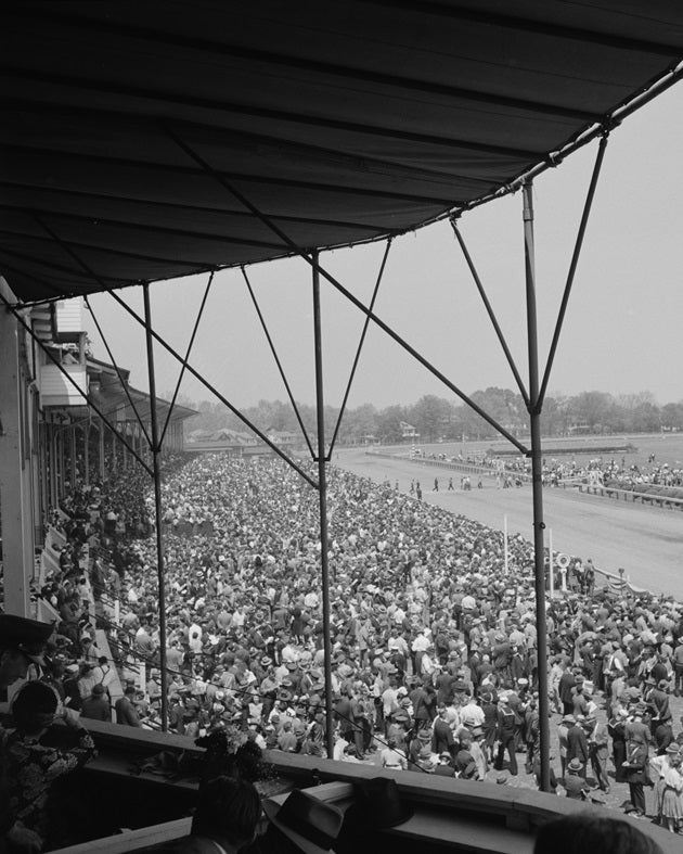 Grandstand at Pimlico Racetrack 1943 Print – Shop City Merch