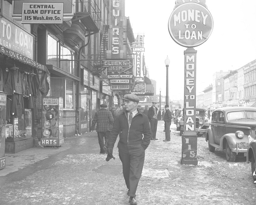 Minneapolis Street Scene 1940s Print – Shop City Merch
